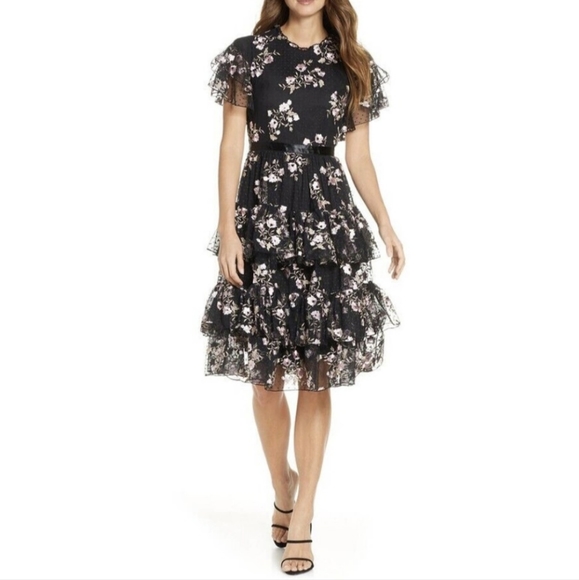Rachel Parcell | Dresses | Rachel Parcell Floral Embroidered Dress ...
